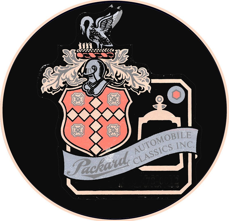 Decals : The Packard Club Internet Store